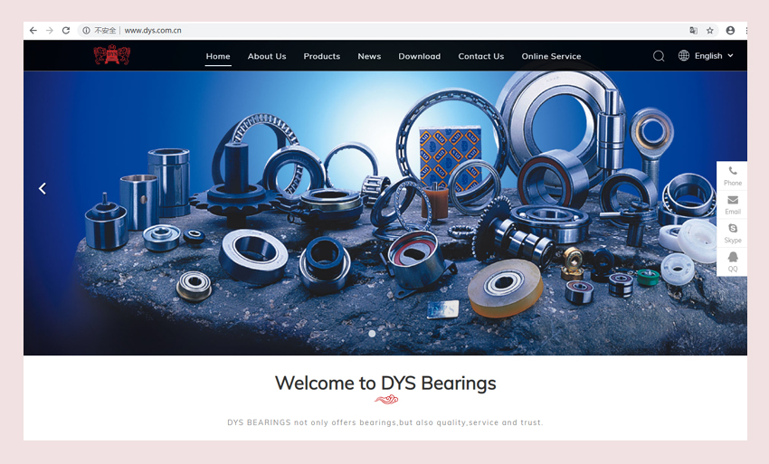 DYS website product guide - DYS BEARINGS